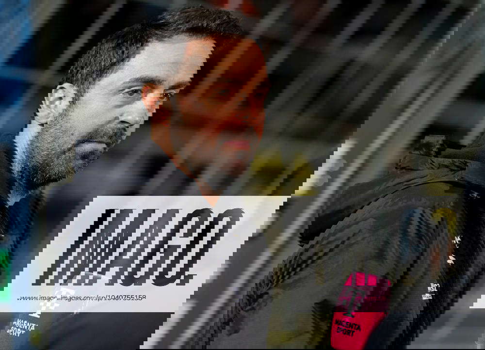 Head coach Sreto Ristic Hallescher FC during the TV interview with ...