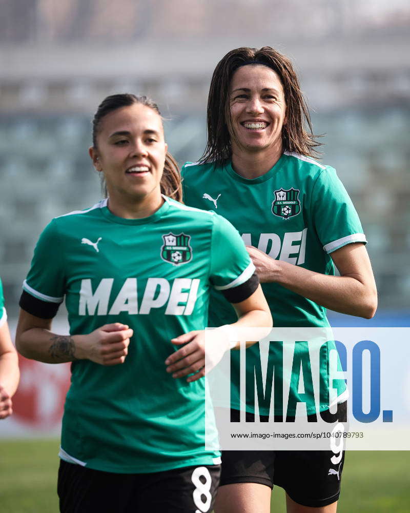 Giada Pondini of Sassuolo Women and Daniela Sabatino of Sassuolo Women ...