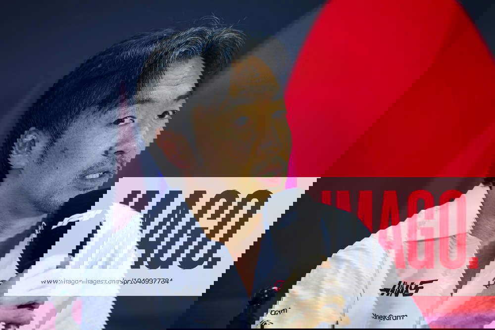 KOMATSU Ayao (jpn), Team Principal of Haas F1 team, portrait in press conference, PK