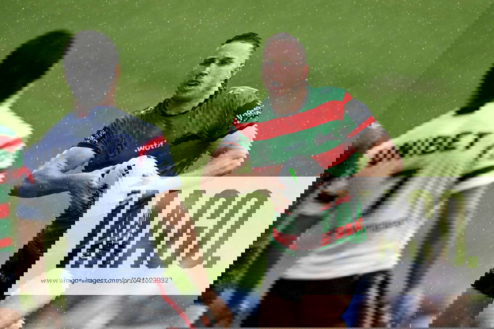 NRL PRE SEASON RABBITOHS ROOSTERS, Brock Gray of the Rabbitohs runs the ...