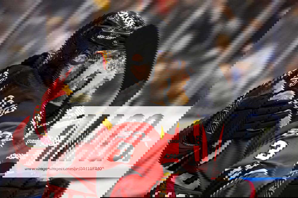 240224 Luleas Frederic Allard cheers after 0 1 during the SHL ice hockey match between Leksand and