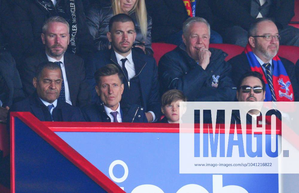 Crystal Palace Co-Owner Steve Parish alongside Mark Bright Crystal ...