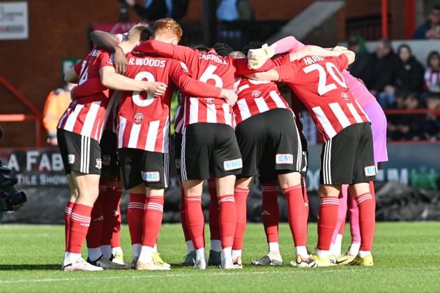 Exeter City v Fleetwood, Exeter, UK - 24 Feb 2024 Exeter City team ...