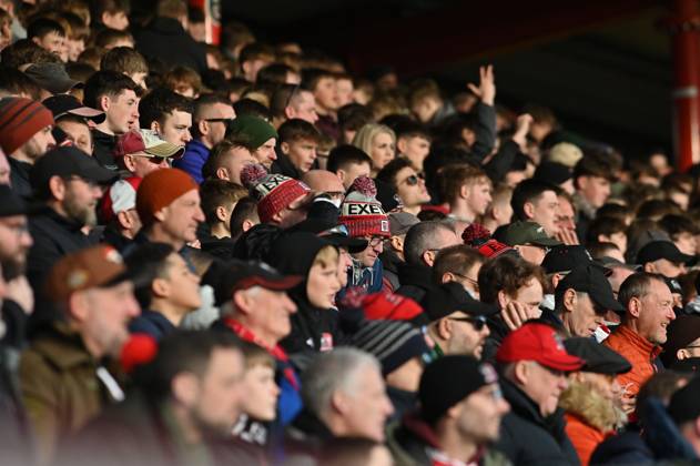 Exeter City v Fleetwood, Exeter, UK - 24 Feb 2024 Exeter City team ...