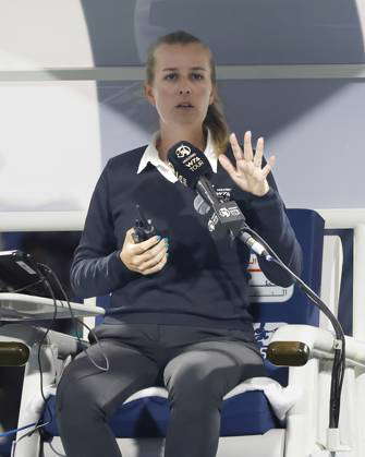 Dubai Tennis Feature Chair Referee Miriam Bley Tennis Dubai Duty Free ...