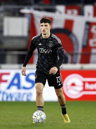 ALKMAAR - Ahmetcan Kaplan of Ajax during the Dutch Eredivisie match ...