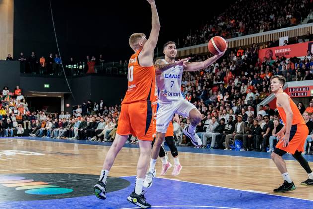Vasileios Toliopoulos of Greece in action during the FIBA EuroBasket ...