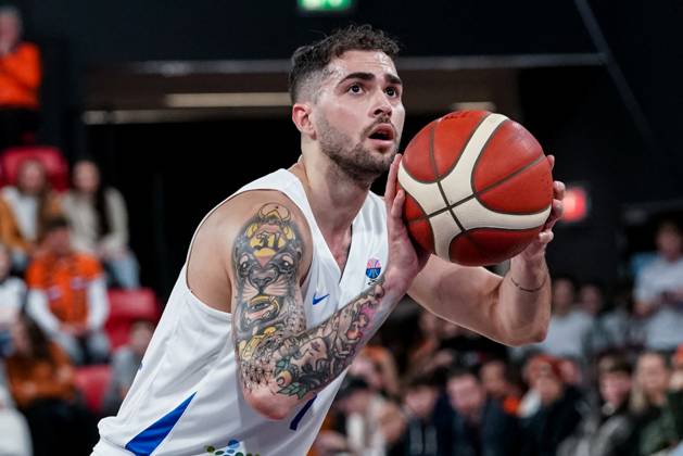 Vasileios Toliopoulos of Greece in action during the FIBA EuroBasket ...