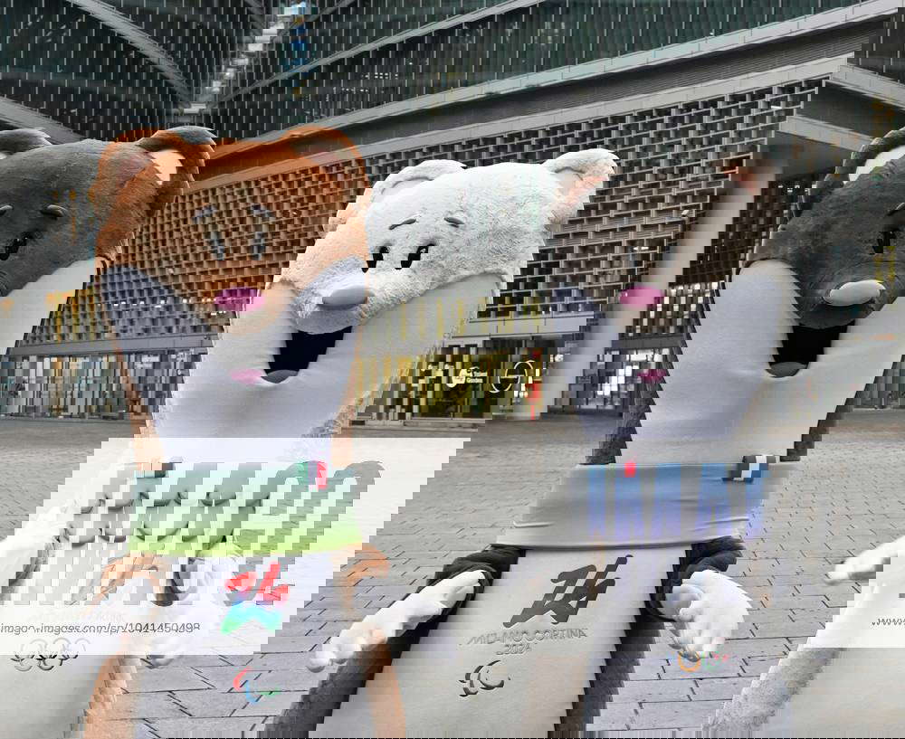 Milan, Italy Tina and Milo the two official mascots of Milan Cortina ...