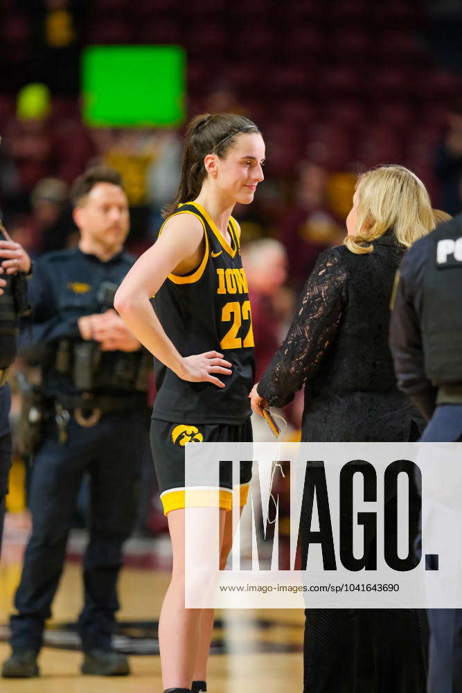 February 28, 2024, Minneapolis, Minnesota, USA: Iowa Hawkeyes guard ...