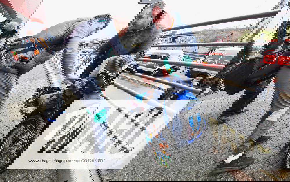 Danny Rohl manager of Sheffield Wednesday meets a young fan as he ...