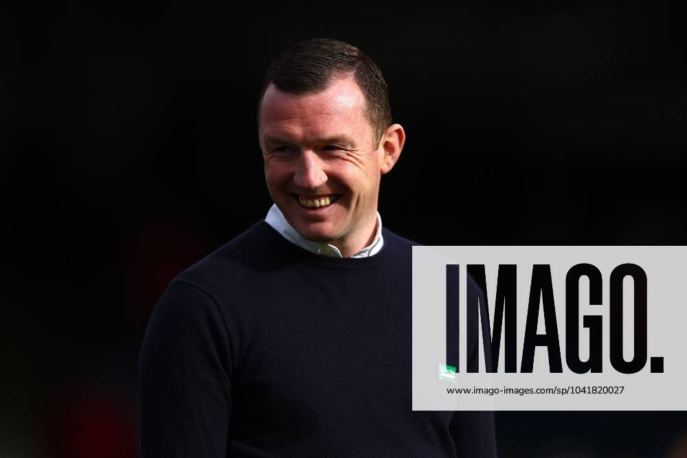 Barnsley Manager Neil Collins Wycombe Wanderers v Barnsley, EFL Sky Bet ...