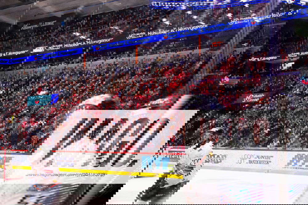 240302 Örebros supporters during the SHL ice hockey match between Örebro and Växjö on March