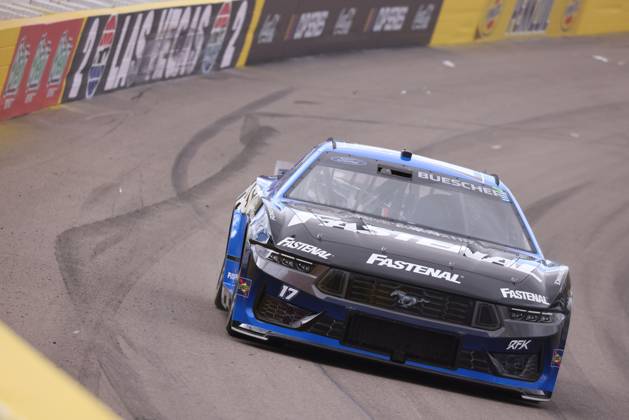 LAS VEGAS, NV - MARCH 02: Chris Buescher ( 17 Fastenal RFK Racing Ford ...