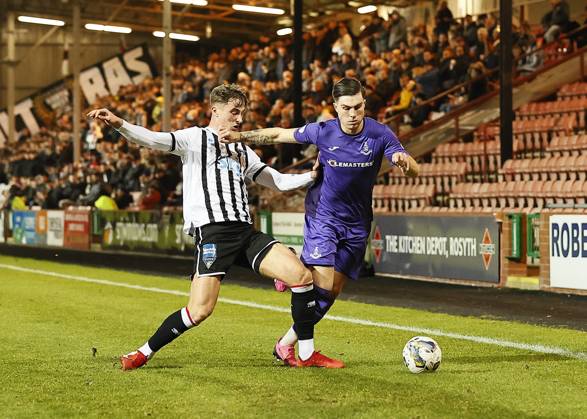 Dunfermline Athletic v Airdrieonians cinch Championship Lewis McCann of ...