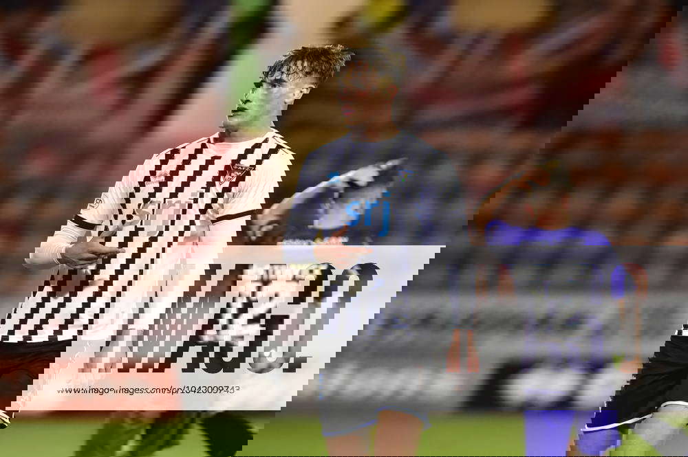 Dunfermline Athletic v Airdrieonians cinch Championship Lewis McCann of ...