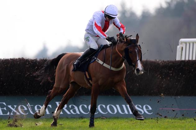 Exeter Races, Exeter, UK - 8 Mar 2024 Race Winner, Goshen ridden by ...