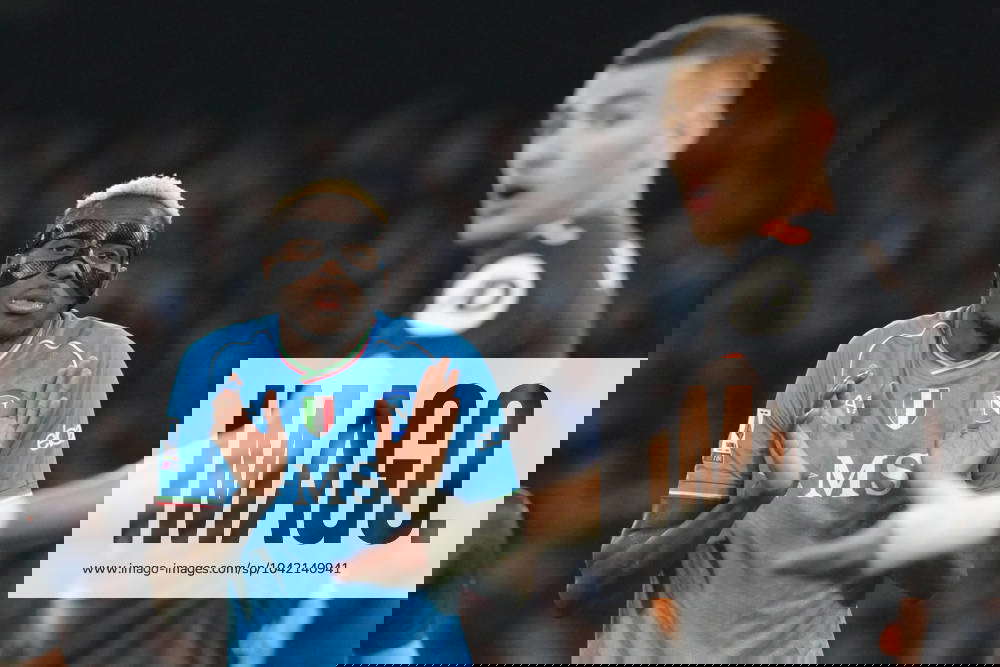 Italian soccer Serie A match - SSC Napoli vs Torino FC Victor Osimen of ...