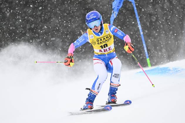ARE, SVERIGE 20240309 France s Clara DiÌrez in action during the first run of the Women s Giant