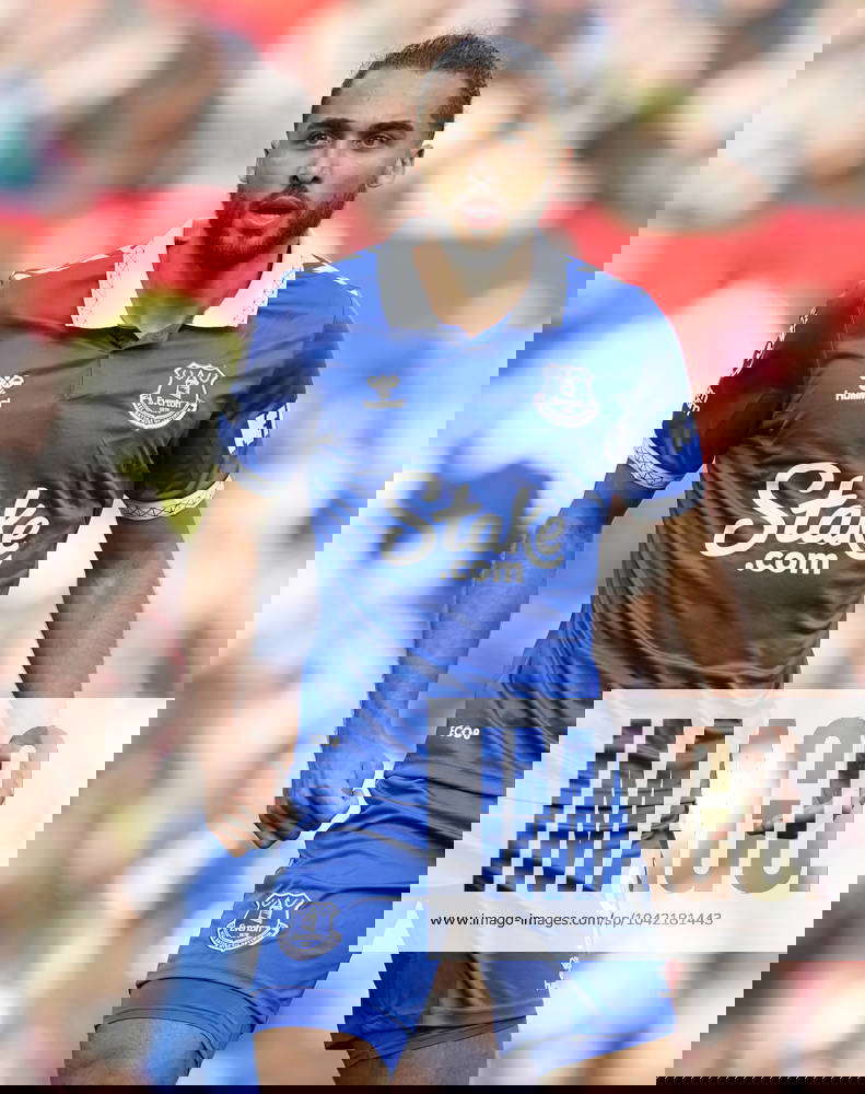 Manchester, England, 9th March 2024. Dominic Calvert Lewin of Everton ...