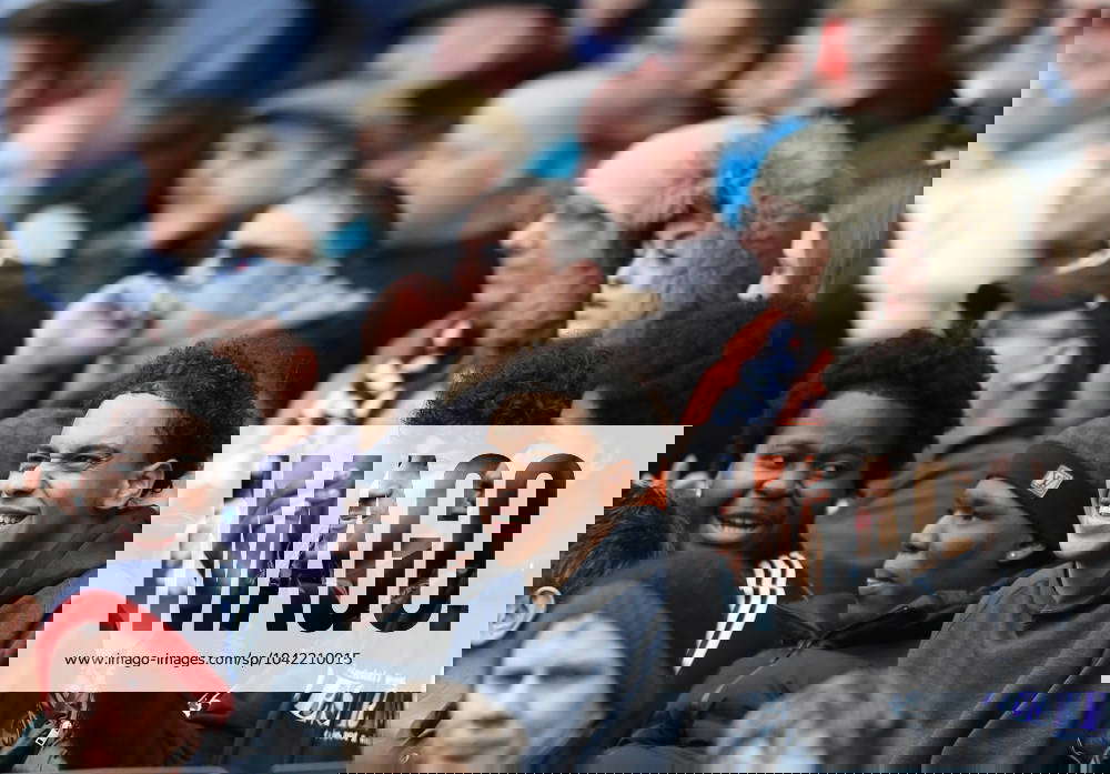 MK Dons fans enjoy the match at the Stadium MK in Milton Keynes. Milton ...