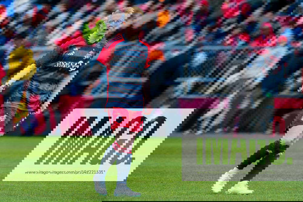 March 9, 2024, Toronto, Ontario, Canada: Matty Longstaff 8 in action ...