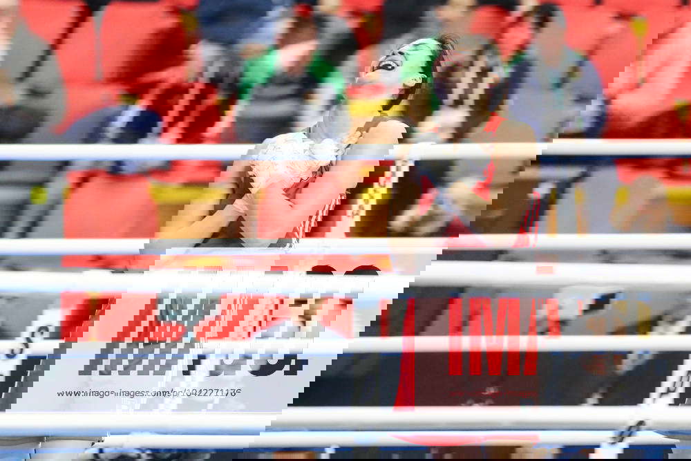 Angela Carini from Italy during Boxing Road to Paris , Boxing match in ...