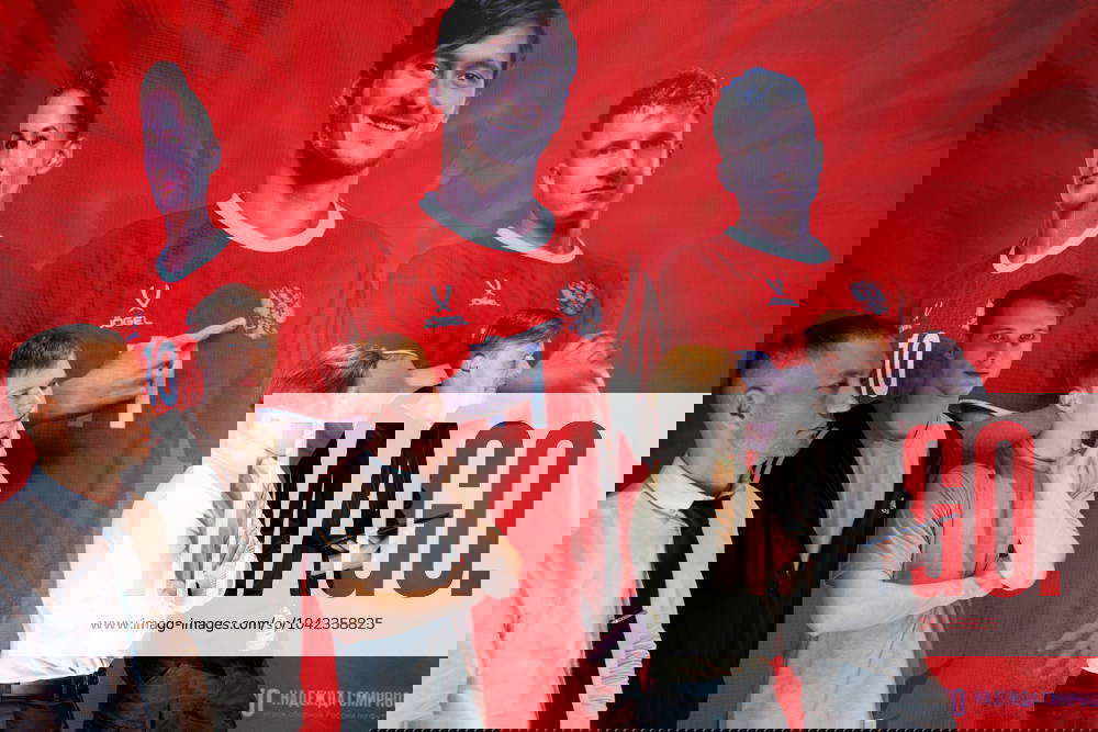 RUSSIA, MOSCOW - : People attend an event to unveil a new kit of the ...