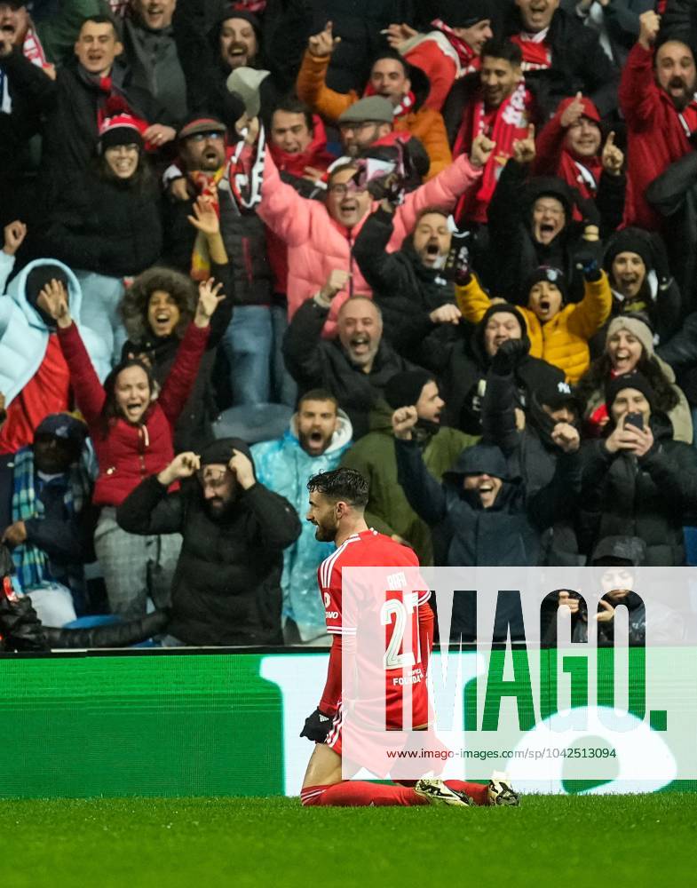 Rafa of Benfica celebrates scoring to give Benfica a 0-1 lead(Agg. 2-3 ...