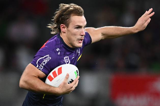 NRL STORM WARRIORS, Alec MacDonald of the Storm during the NRL Round 2 ...