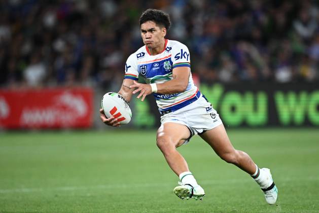 NRL STORM WARRIORS, Taine Tuaupiki of the Warriors during the NRL Round ...