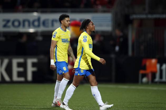 ROTTERDAM - (l-r) Richonell Margaret of RKC Waalwijk, Kenzo Goudmijn of sbv Excelsior during the