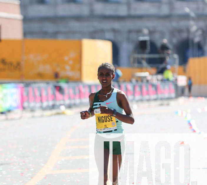 (240317) -- ROME, March 17, 2024 -- Women s bronze medalist Emebet ...