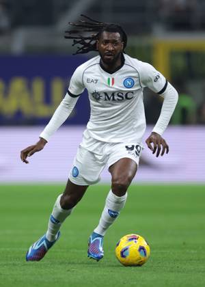 Milan, Italy, 17th March 2024. Frank Andre Anguissa of SSC Napoli ...