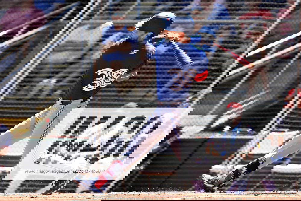 MLB, Baseball Herren, USA Spring Training-Toronto Blue Jays at Atlanta ...