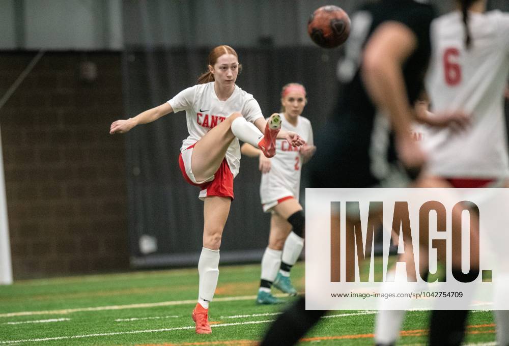 Syndication: Observer and?Eccentric Canton s Ava Murphy clears the ball ...