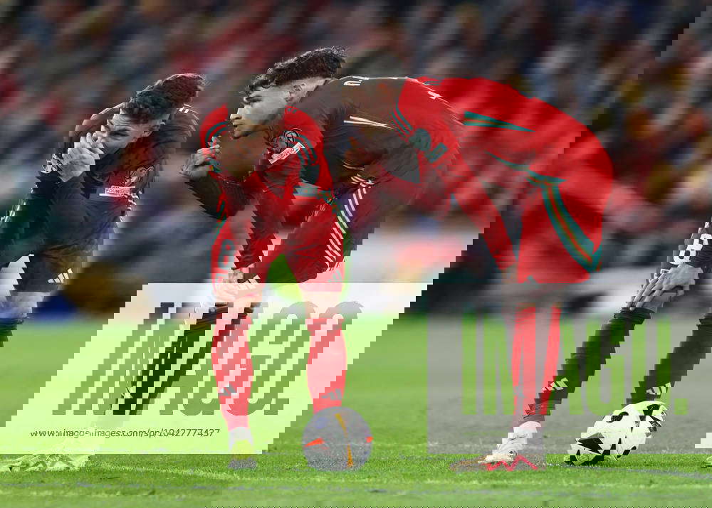 Cardiff, Wales, 21st March 2024. Harry Wilson of Wales and Neco ...