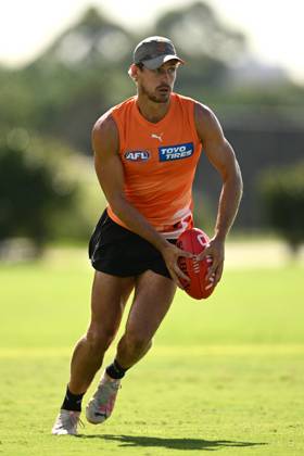 AFL GIANTS TRAINING, Harry Perryman of the Giants during a GWS Giants ...