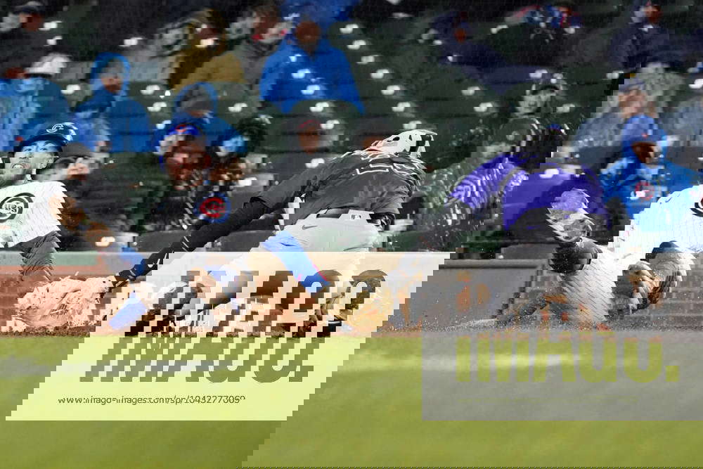 MLB, Baseball Herren, USA Colorado Rockies at Chicago Cubs Apr 3, 2024 ...