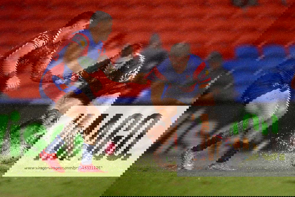 NRL KNIGHTS DRAGONS, Jesse Marschke of the Dragons is tackled by Jack ...