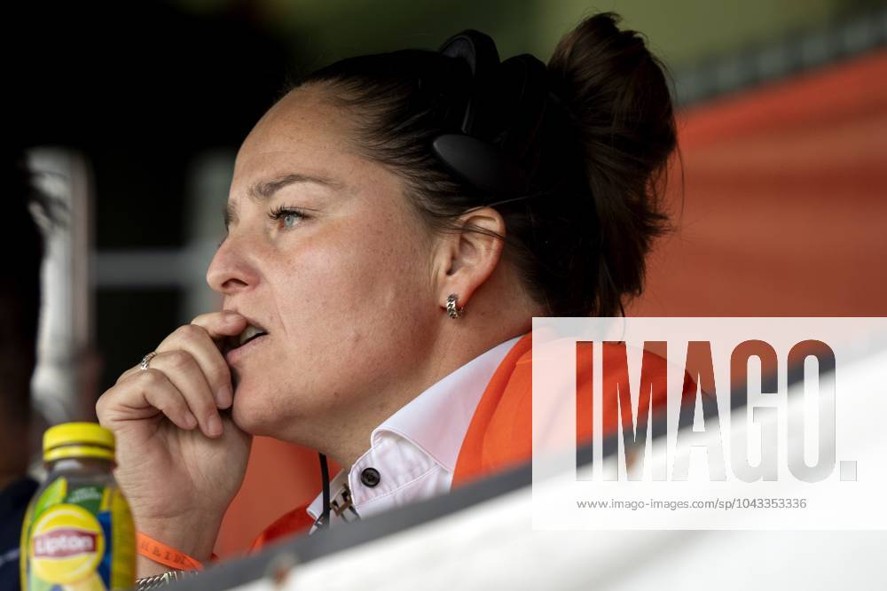 AMSTERDAM - National coach Sylke Haverkorn of the Dutch team during the ...
