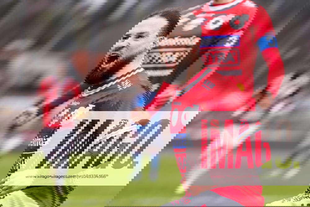 240406 Degerfors Abdelkarim Mammar Chaouche celebrates after scoring 1 ...