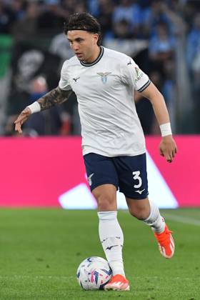 Soccer, Serie A match , Roma v Lazio Luca Pellegrini of SS Lazio during the Serie A match between
