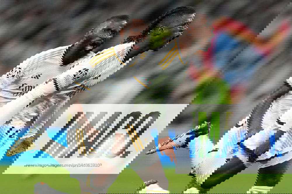 Real Madrid CF s Antonio Rudiger and Eduardo Camavinga celebrate goal ...