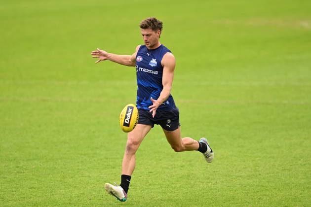 AFL KANGAROOS TRAINING, Darcy Tucker of North Melbourne during an AFL ...