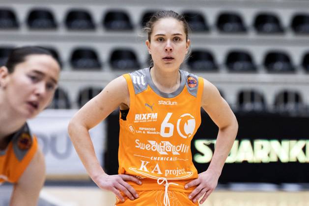 Norrköpings Lovisa Hjern during semi-final one in the womens SBL ...