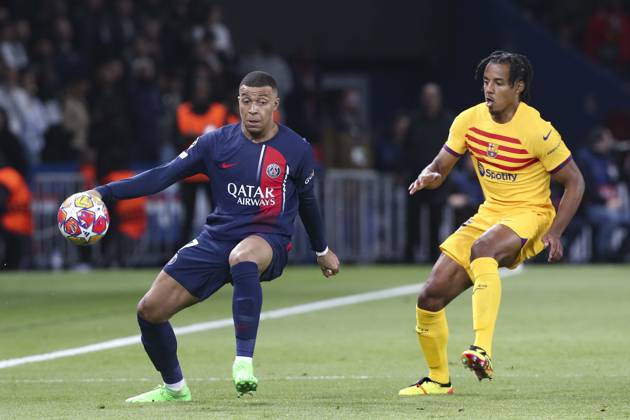 Kylian Mbappe vs Jules Kounde FOOTBALL : Paris Saint Germain Vs FC ...