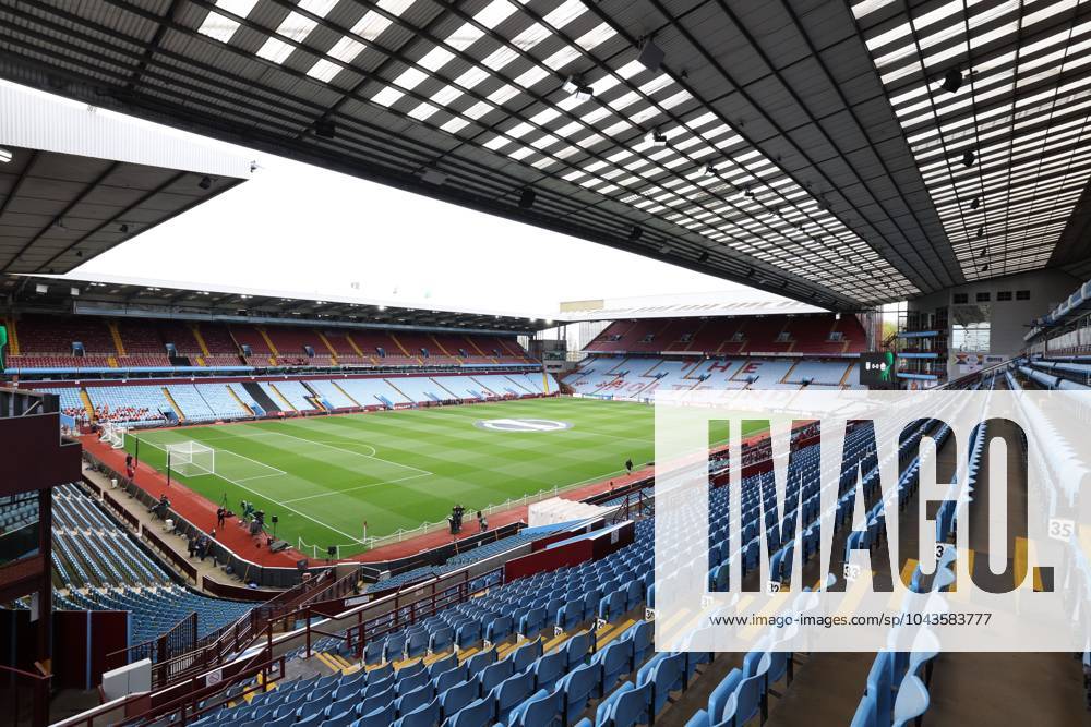 A general view inside the ground before kick off. Aston Villa v Lille ...