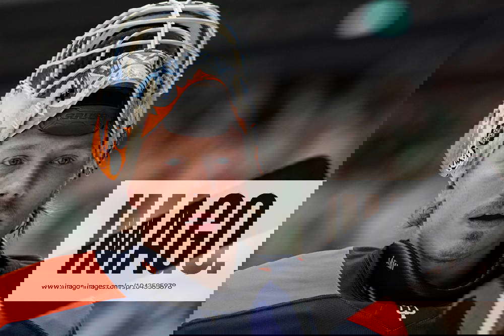 ÄNGELHOLM, SWEDEN 20240411 Rögles Daniel Zaar before Thursdays ice ...