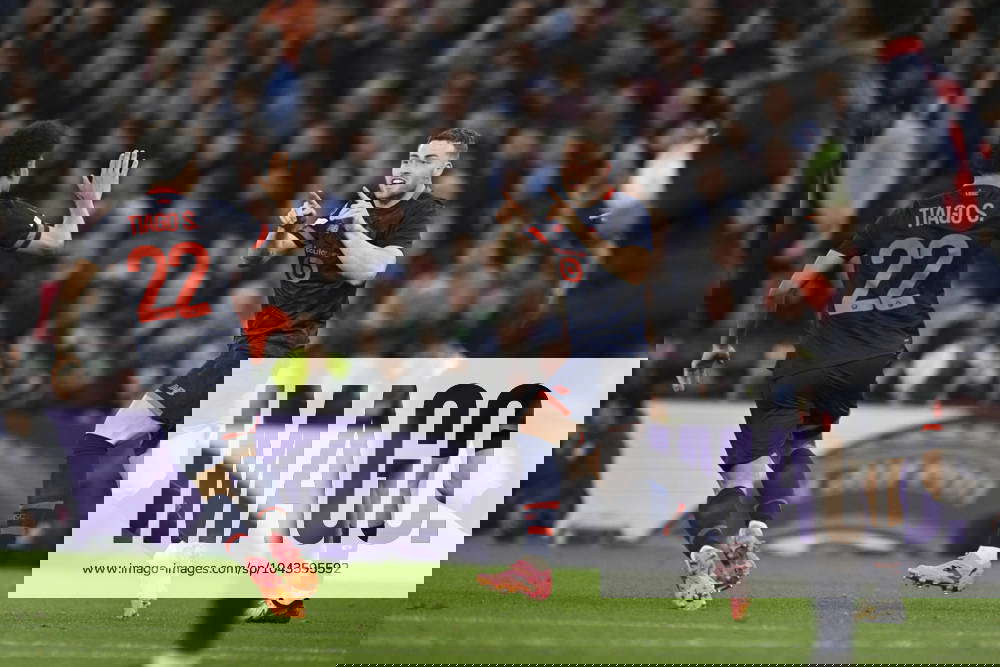 Gabriel Gudmundsson celebrates after scoring a goal that would later be ...